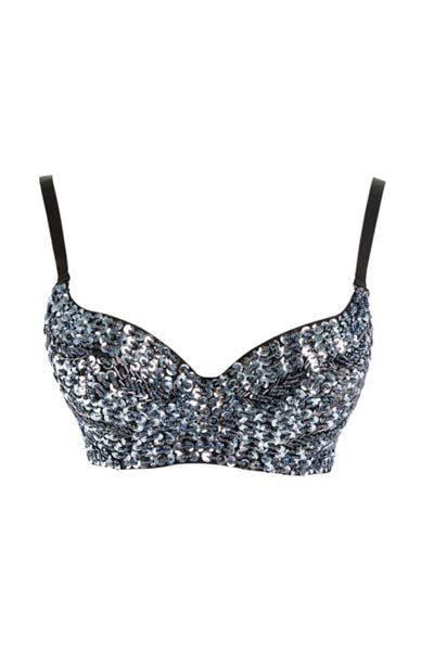 Handmade Sequin Bra Top Blue – SEXY AFFORDABLE CLOTHING
